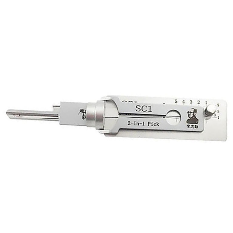Classic Lishi SC1 2-in-1 Pick & Decoder for 5-Pin Schlage Keyway ...