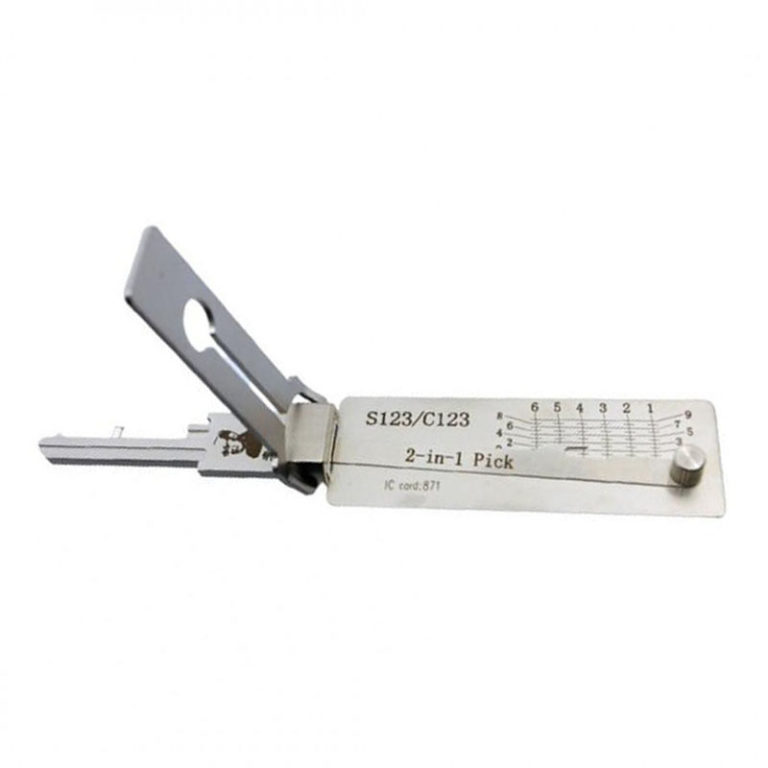 Classic Lishi SC1 2-in-1 Pick & Decoder for 5-Pin Schlage Keyway ...