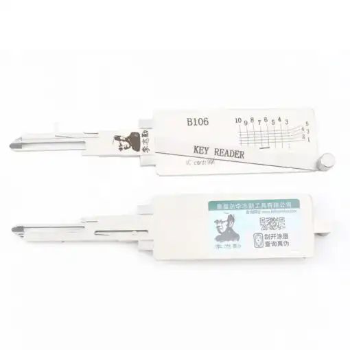 Classic Lishi B106 B107 (Non-warded) Key Reader/Decoder for GM Z Keyway ...